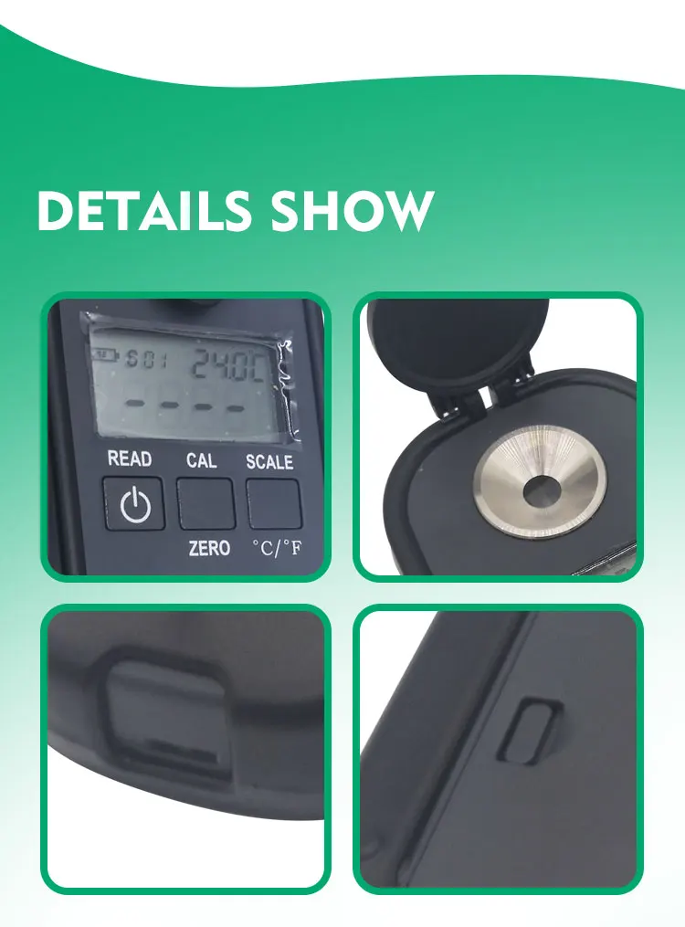 DP1803 Digital Handheld Refractive Index Refractometer H2O2 ...