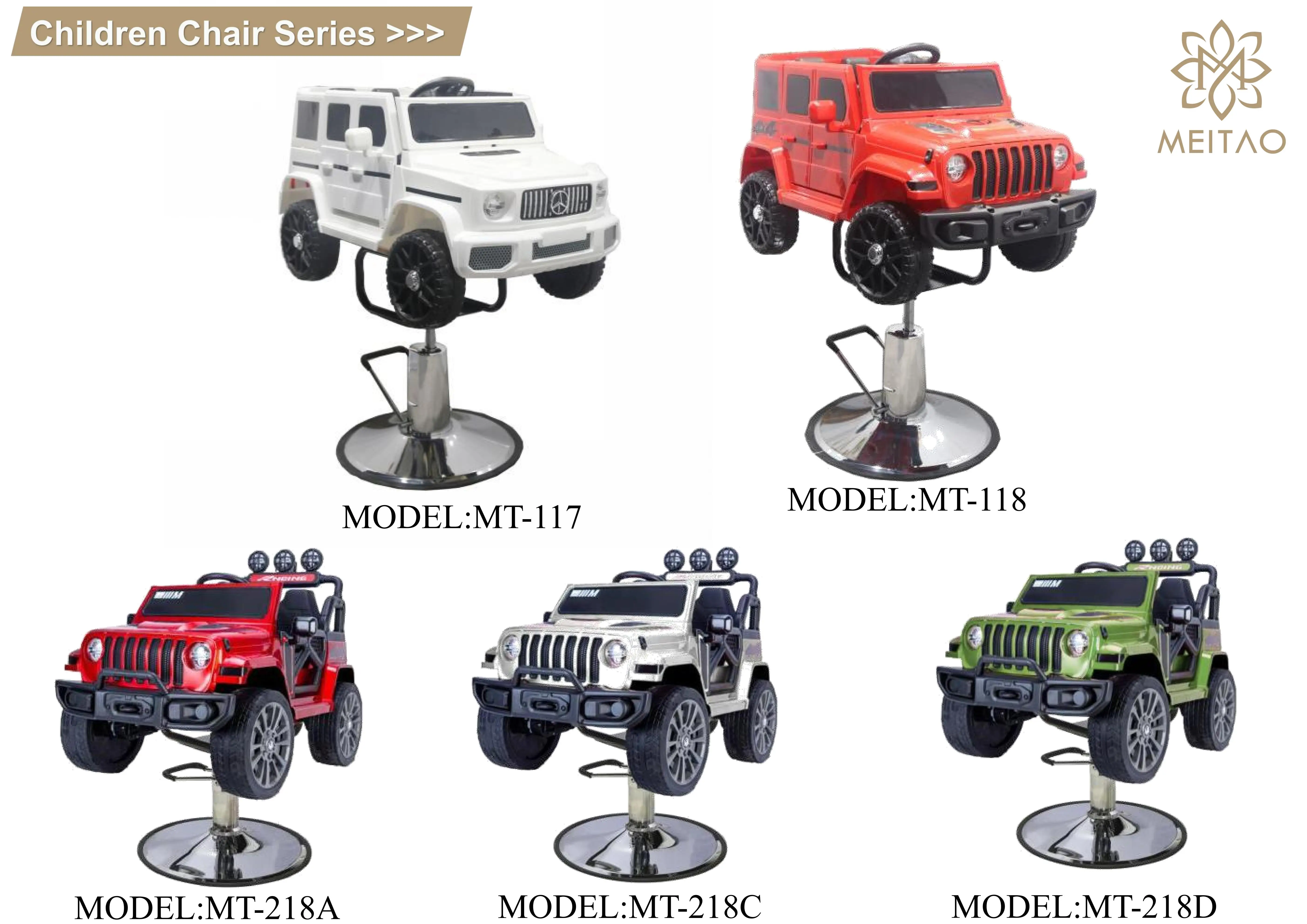 Kids' Adventure Jeep Barber Chair with Realistic Features and Sturdy ...