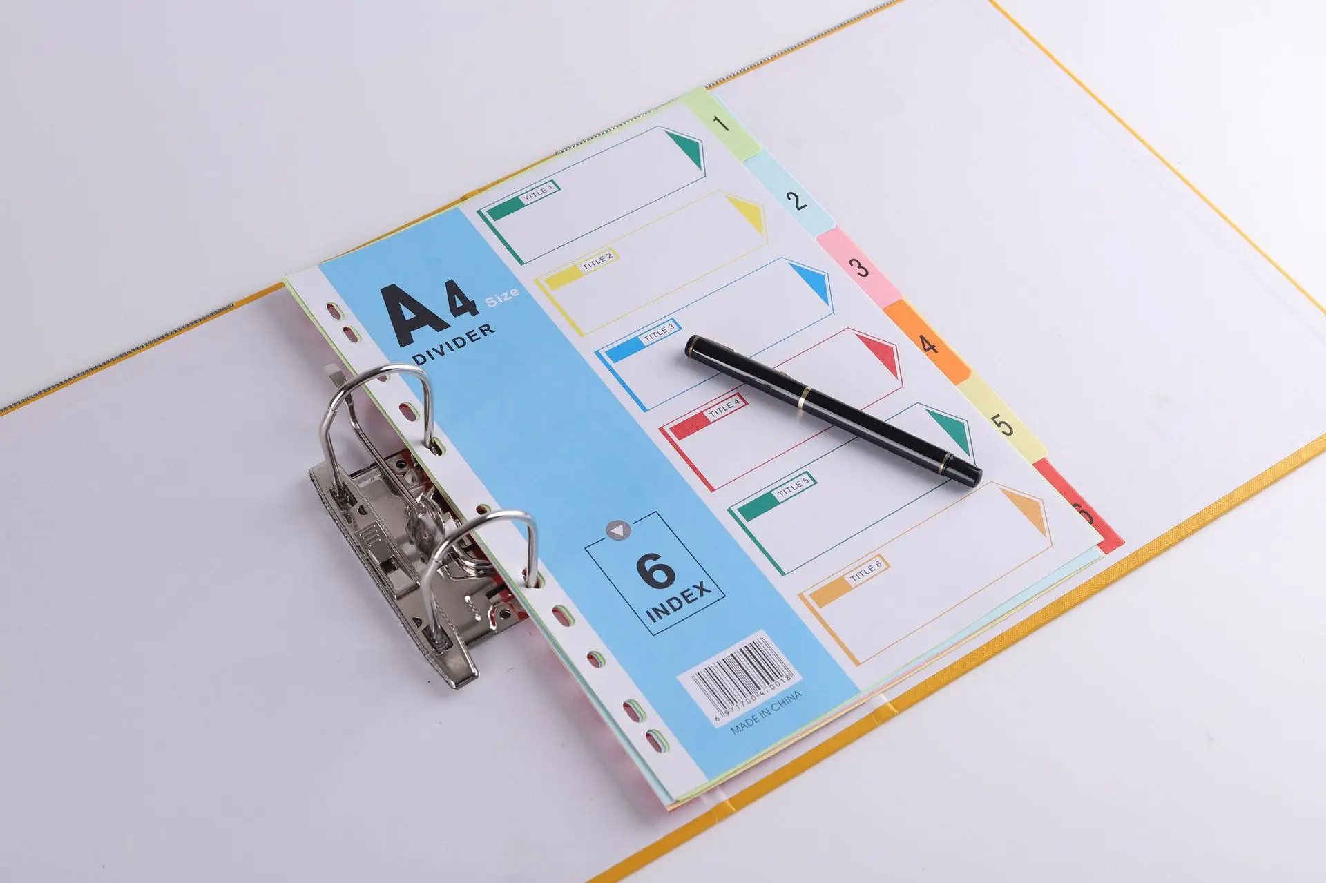 Customized 3inch A4 Size Leather PVC PU Material File Folder
