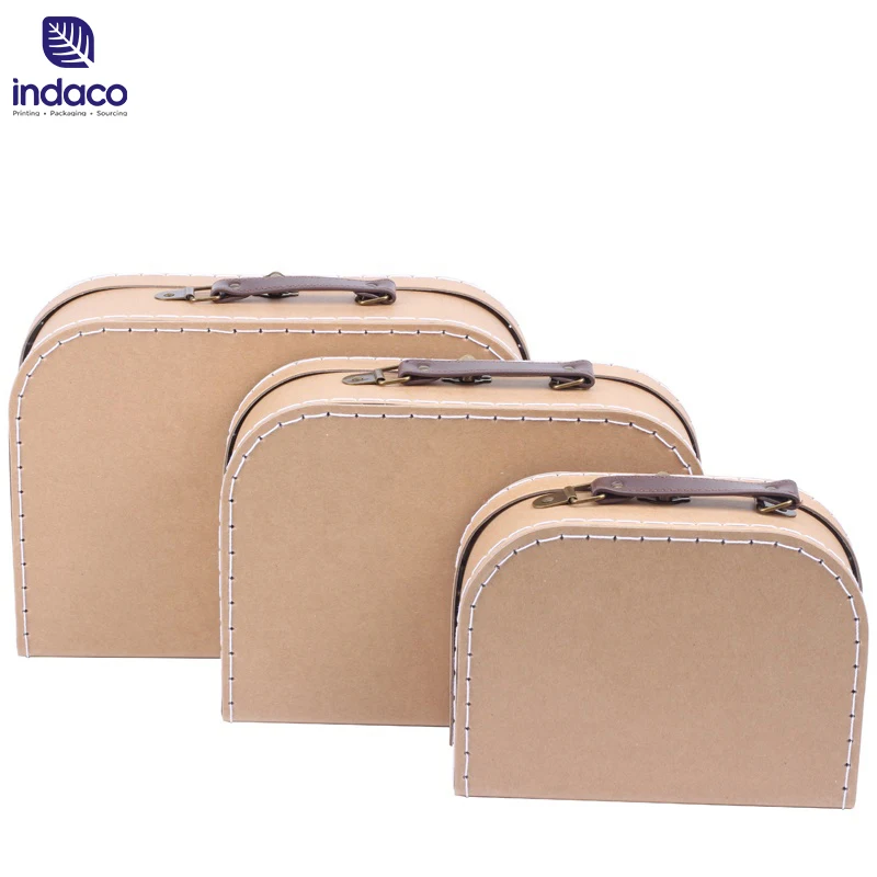 Kids Cardboard Suitcase Toy Custom Treasure Chest Vintage Cardboard ...