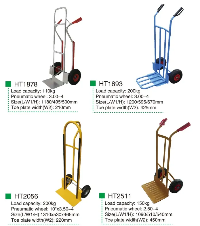 Heavy Duty Hand Trucks Aluminum Pneumatic Warehouse Hand Truck Hand ...