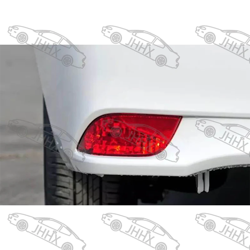 Rear Bumper Light Red Rear Fog Light For Toyota Vios Gen 3 2014 2015 ...