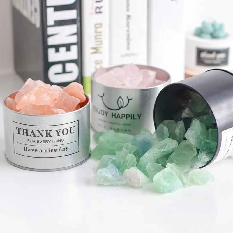 Natural Rose Quartz - Aroma Stone Diffuser & Healing Crystals