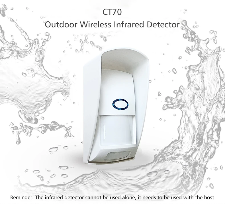 Outdoor Waterproof 433mhz Wireless Pir Sensor Infrared Motion Detector ...