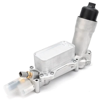 Mocar Aluminium Oil Cooler Housing For Jeep 68105583aa 68105583ab ...