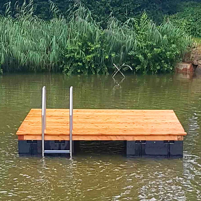 Large Buoyancy Floating Pontoons Modular Pontoons For Yachts - Buy ...