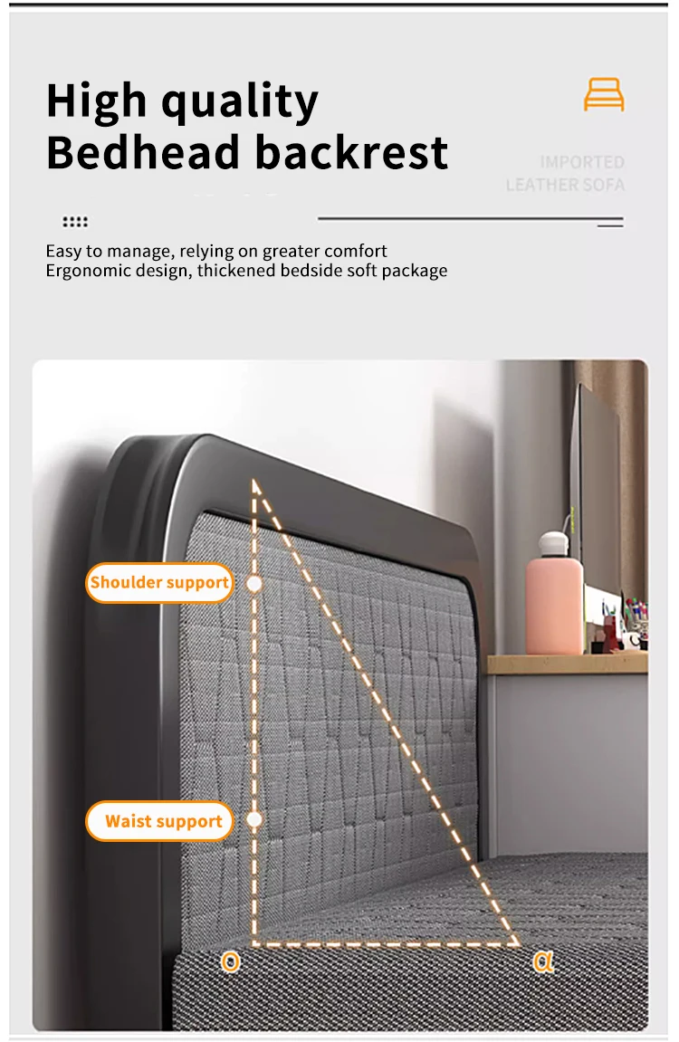 Folding Portable Single Bed with Mattress - High Quality