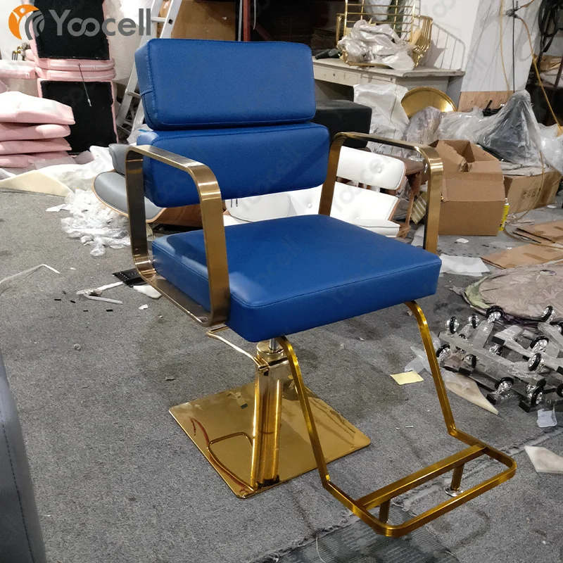 Blue Hair Salon Chairs