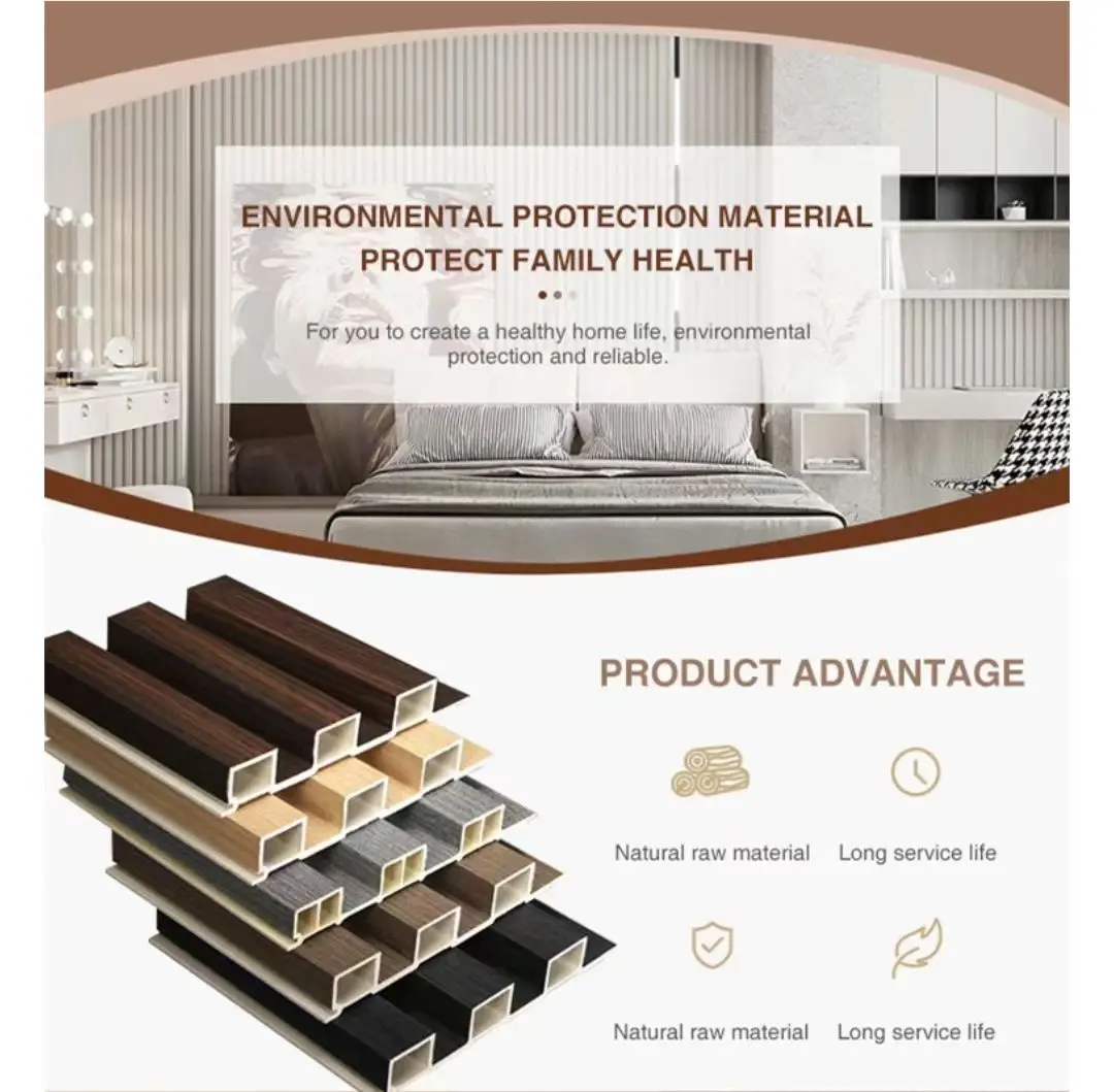 Wpc 3d Wall Panels For Interior Wall Decor Wood Slat Wall Panel Or ...