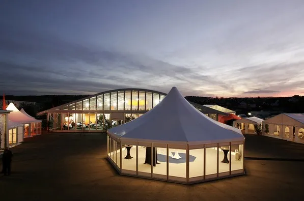 Marquee Clear Big Top - 20m Span Decagon Tent for Events