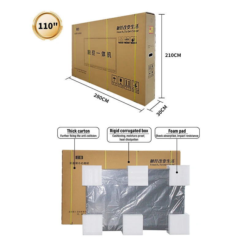 Hot Sales School Interactive Digital Whiteboard Touch Lcd Screen 110 ...
