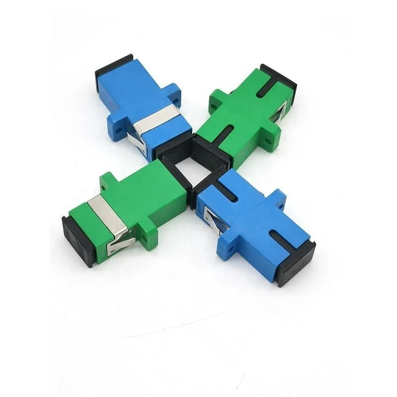 Blue or Green ceramic Singlemode Simplex SC/UPC SC/APC Fiber Optic ...