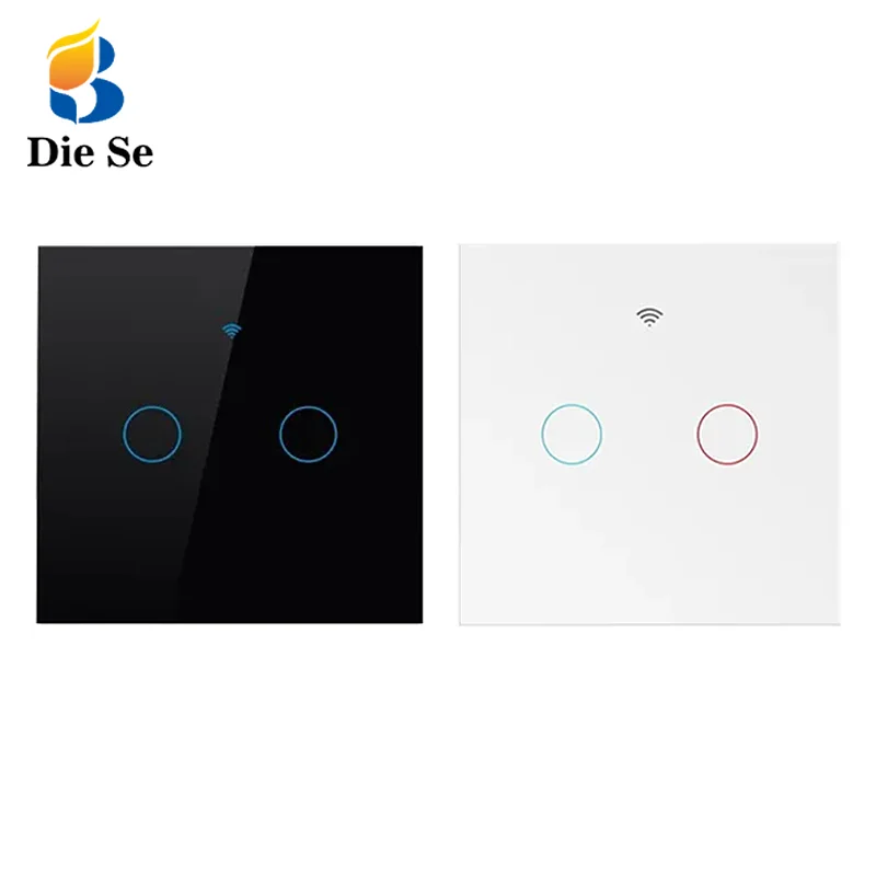 Tuya Wifi 433mhz Smart Wall Light Switch For Alexa & Google Home