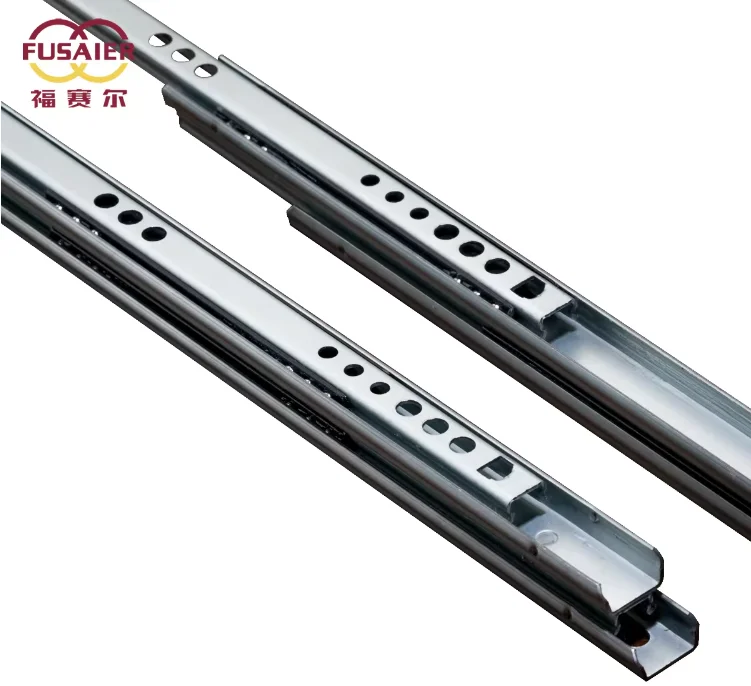 17mm Single Extension Drawer Sliding System Telescopic Channels Light ...