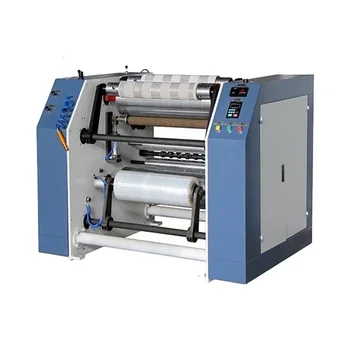 [jt-fc500]manual Stretch Pe Plastic Film Slitting And Rewinding Machine ...