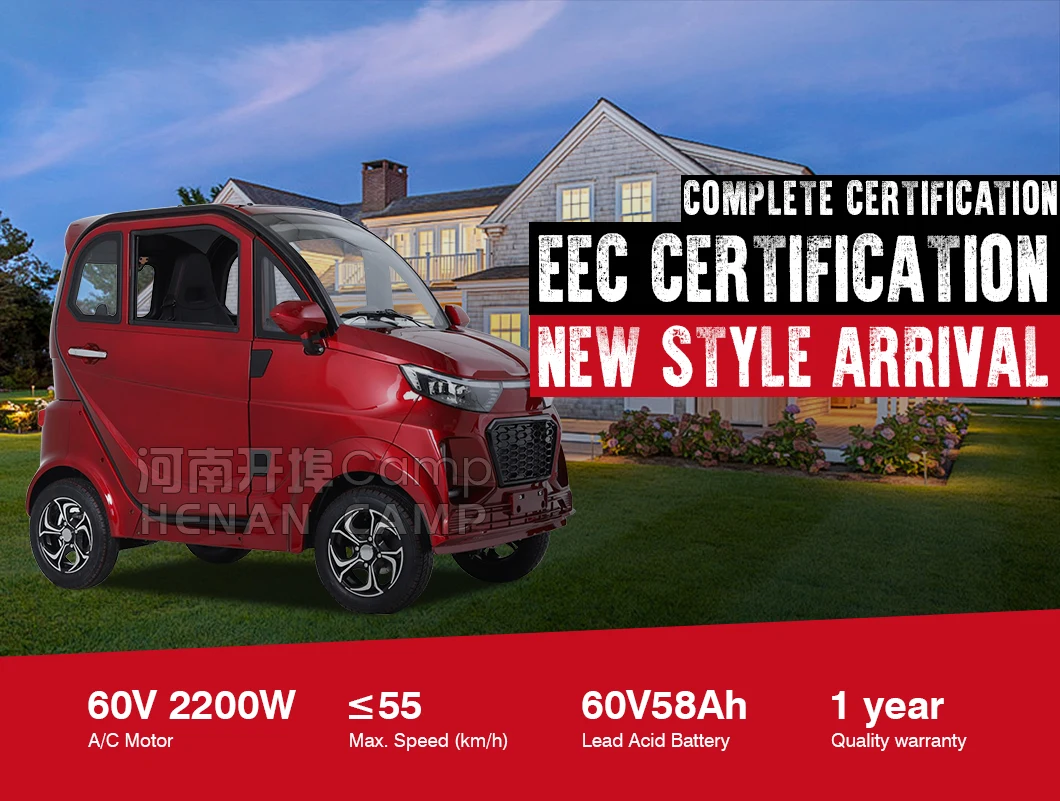 4 Wheel 2 Door Electric Car - Versatile & Efficient Mobility