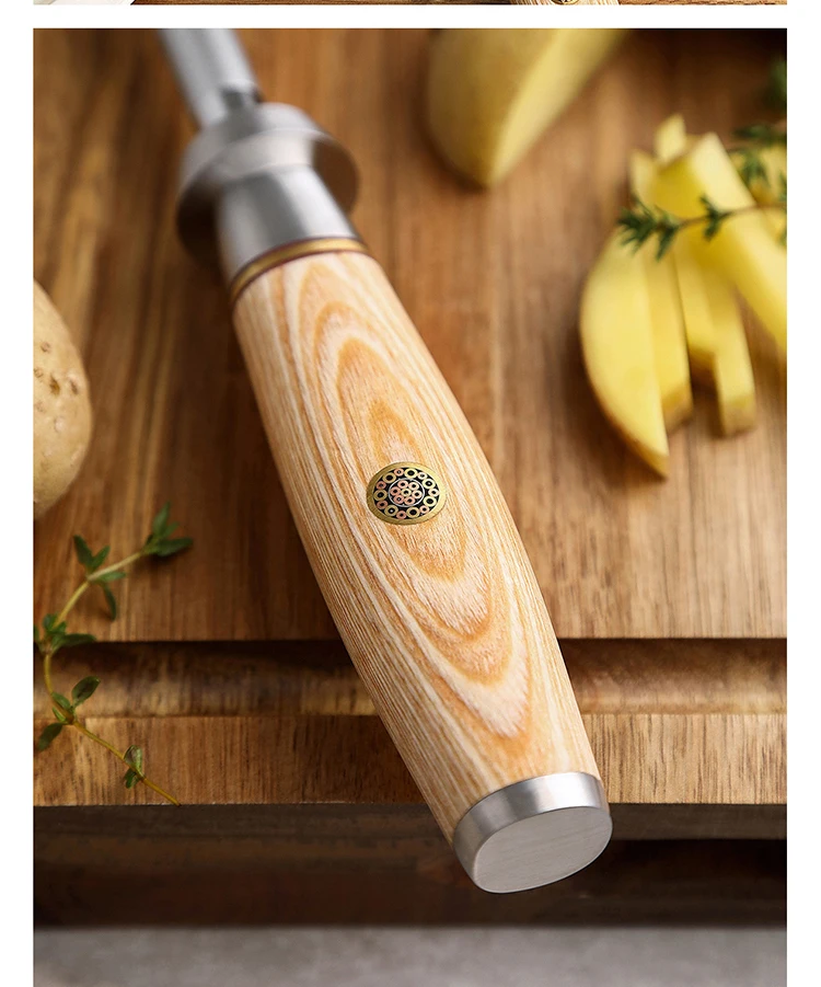 Restaurants Knife Sharpening Diamond Sharpener Rod Honing Steel with ...