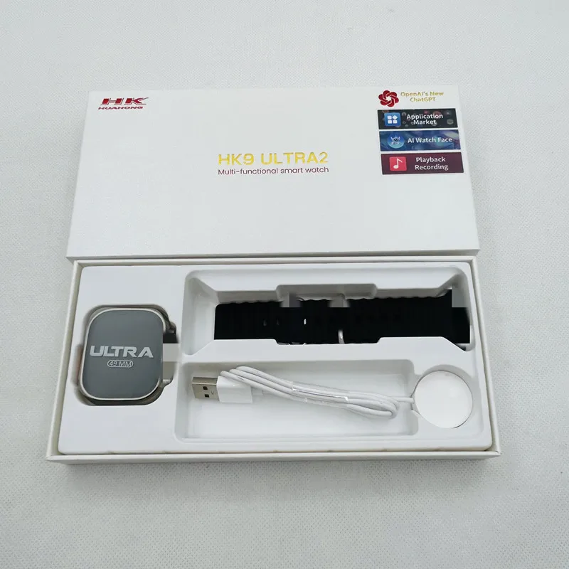 Hk9 Ultra 2 Amoled Smart Watch Men Chatgpt Smartwatch Hk9 Ultra2 2g Rom ...