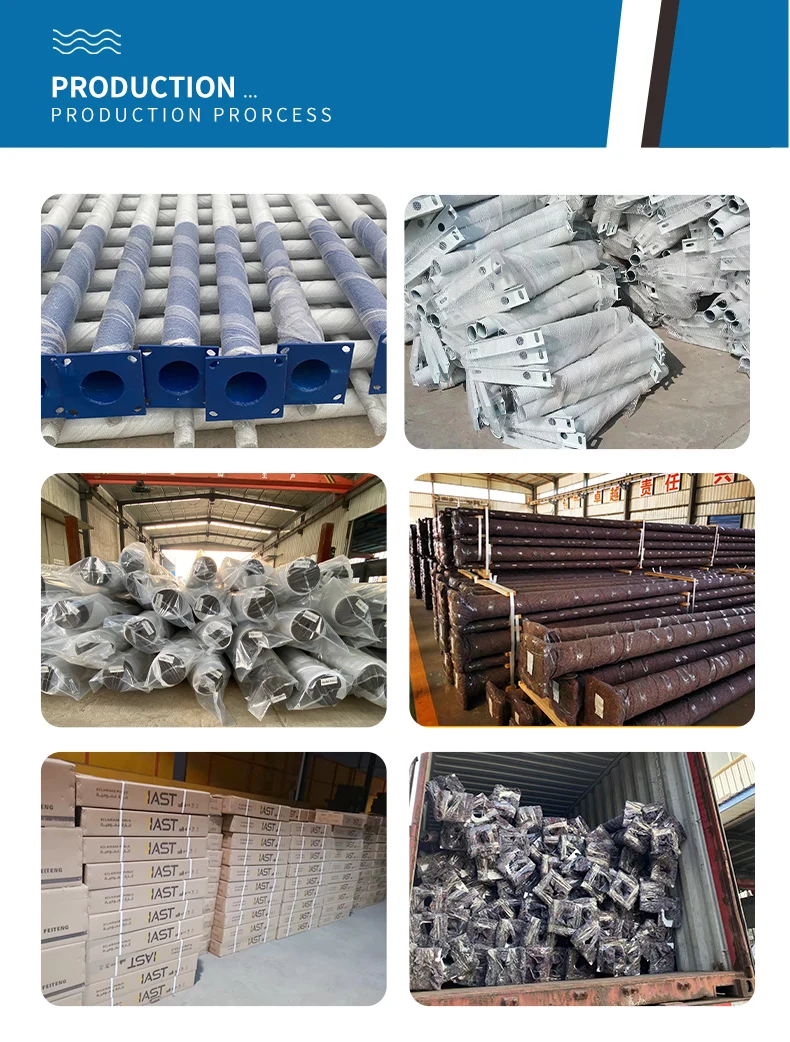 3m-8m Telescopic CCTV Pole - Secure Outdoor Monitoring