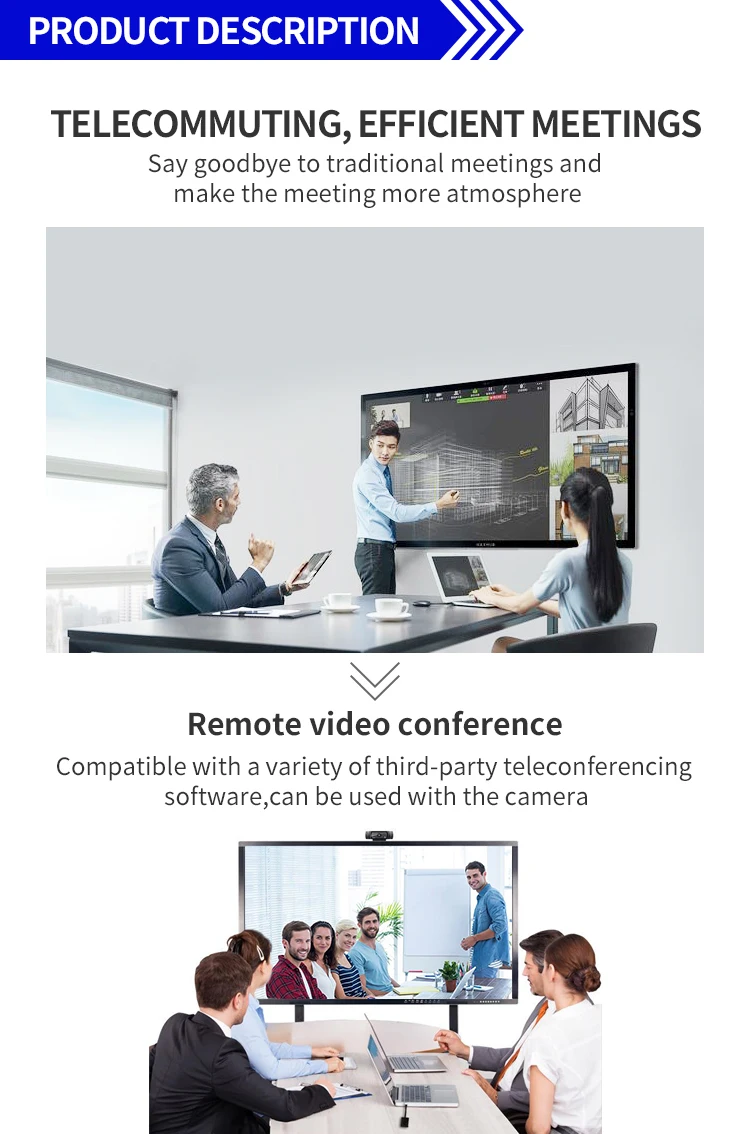 Meeting Room Presentations Interactive Touch Displays All-in-one ...