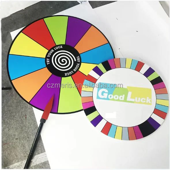 60cm80cm100cm Diameter Activity Lottery Turntable Lucky Draw Rotation ...