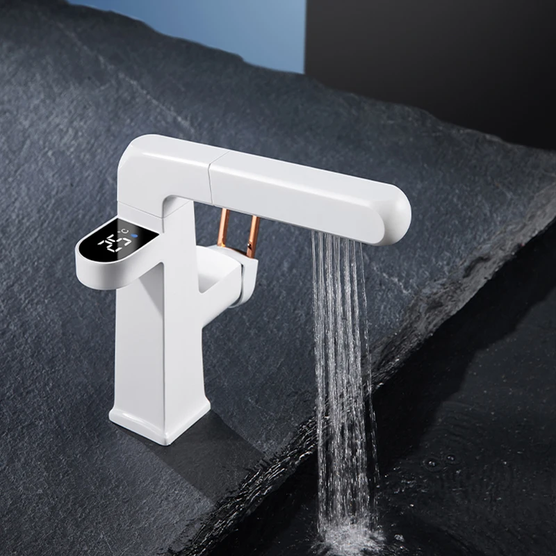 Modern Smart Bathroom Chinese High Quality Pull Out Brass Rotating ...