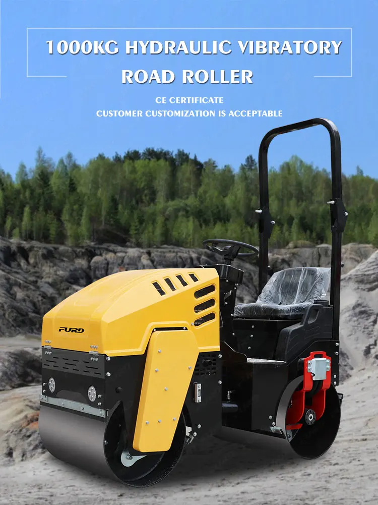 1 Ton Compactor Vibratory Roller - High Efficiency & Durability