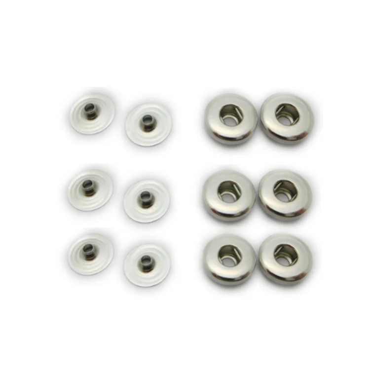 Combined 4.0mm Female ECG Snap Buttons for ECG Electrodes