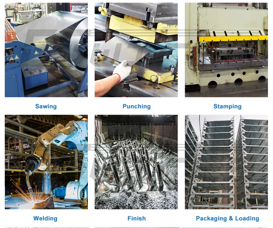 Industrial Collapsible Galvanized 1 Ton Loading Big Storage Metal ...