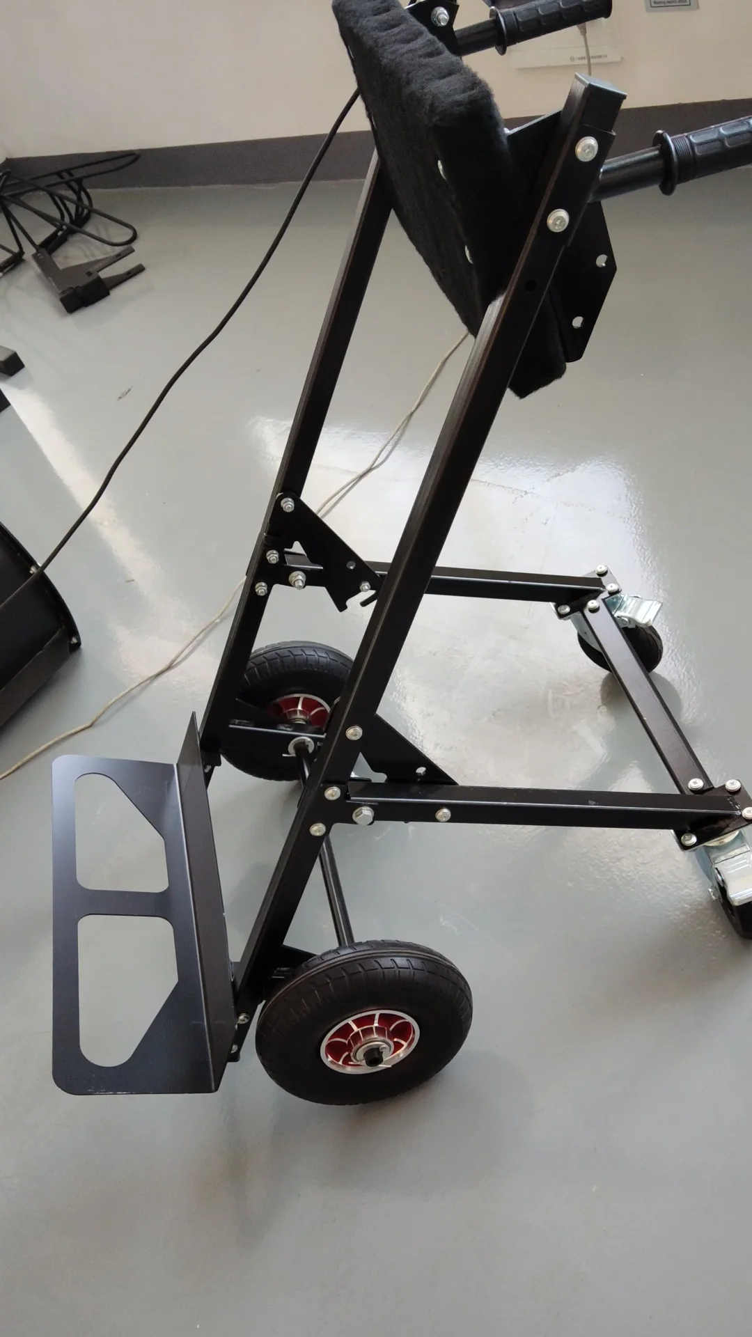 Folding Outboard Boat Motor Stand Carrier Cart Dolly Storage Pro Heavy ...