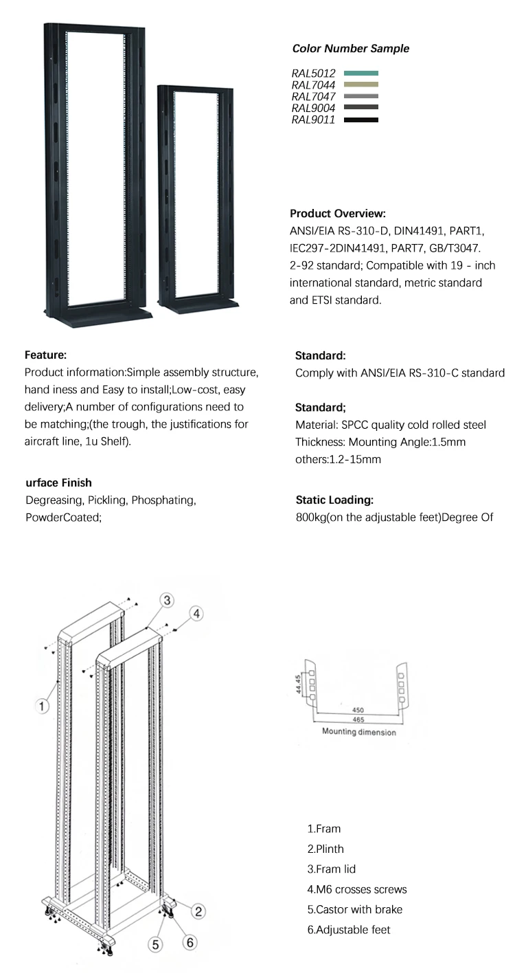 E-abel 32U 42U Rack Server Network Cabinet - Secure & Versatile