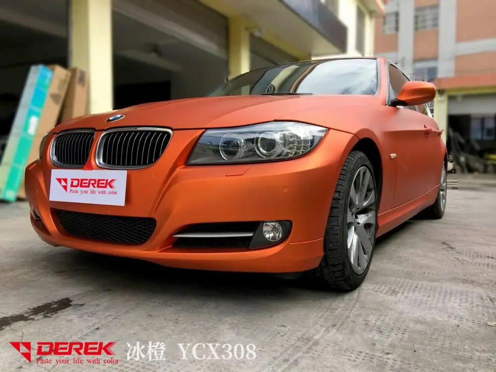 Matte Orange Car Paint