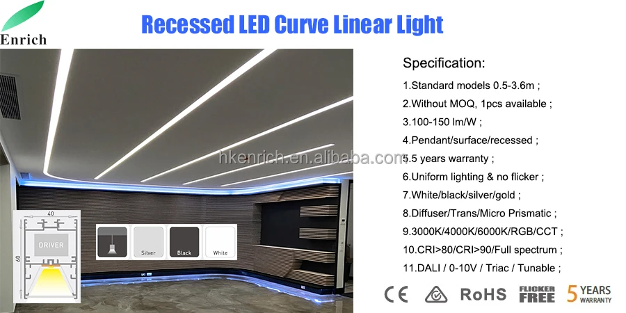 4060 Series LED Linear Lights - Efficient Office Lighting