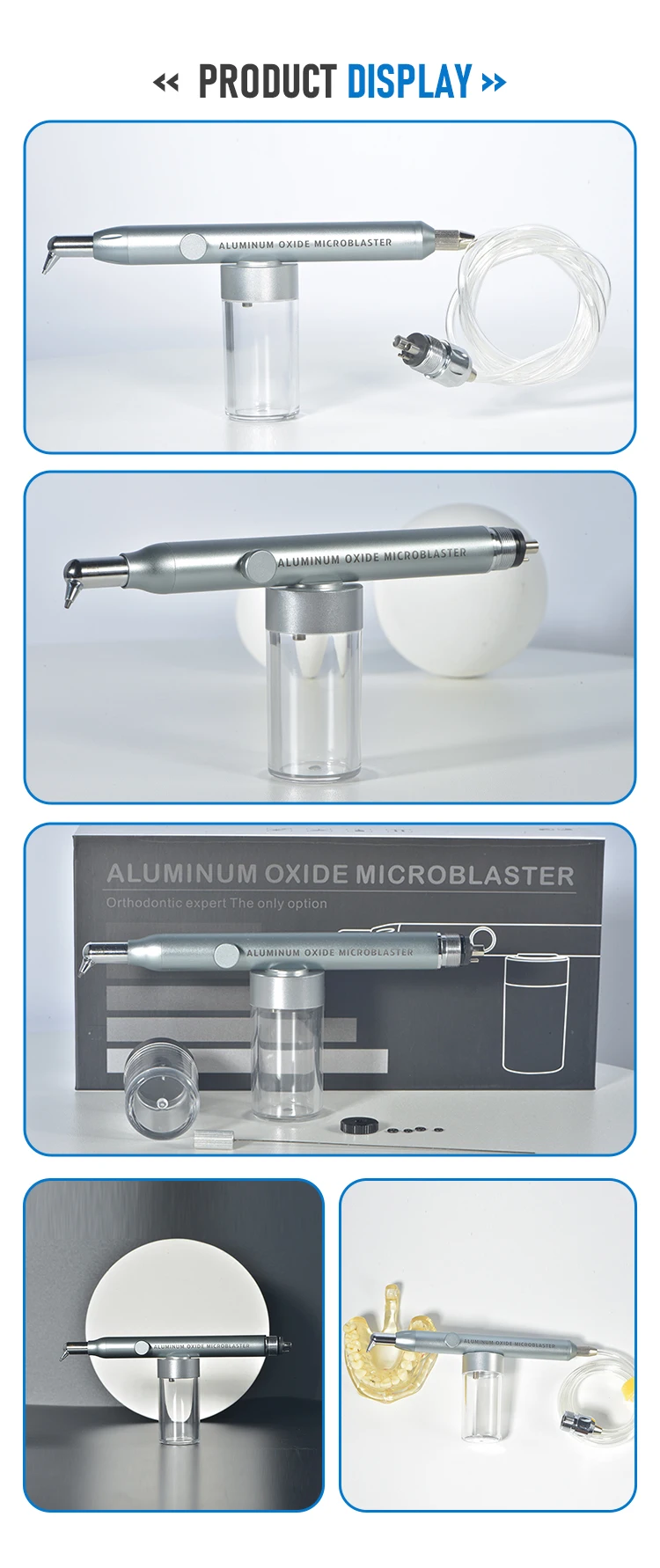 Dental Equipment Alumina Sandblasting Gun Air Prophy Handpiece Unit ...