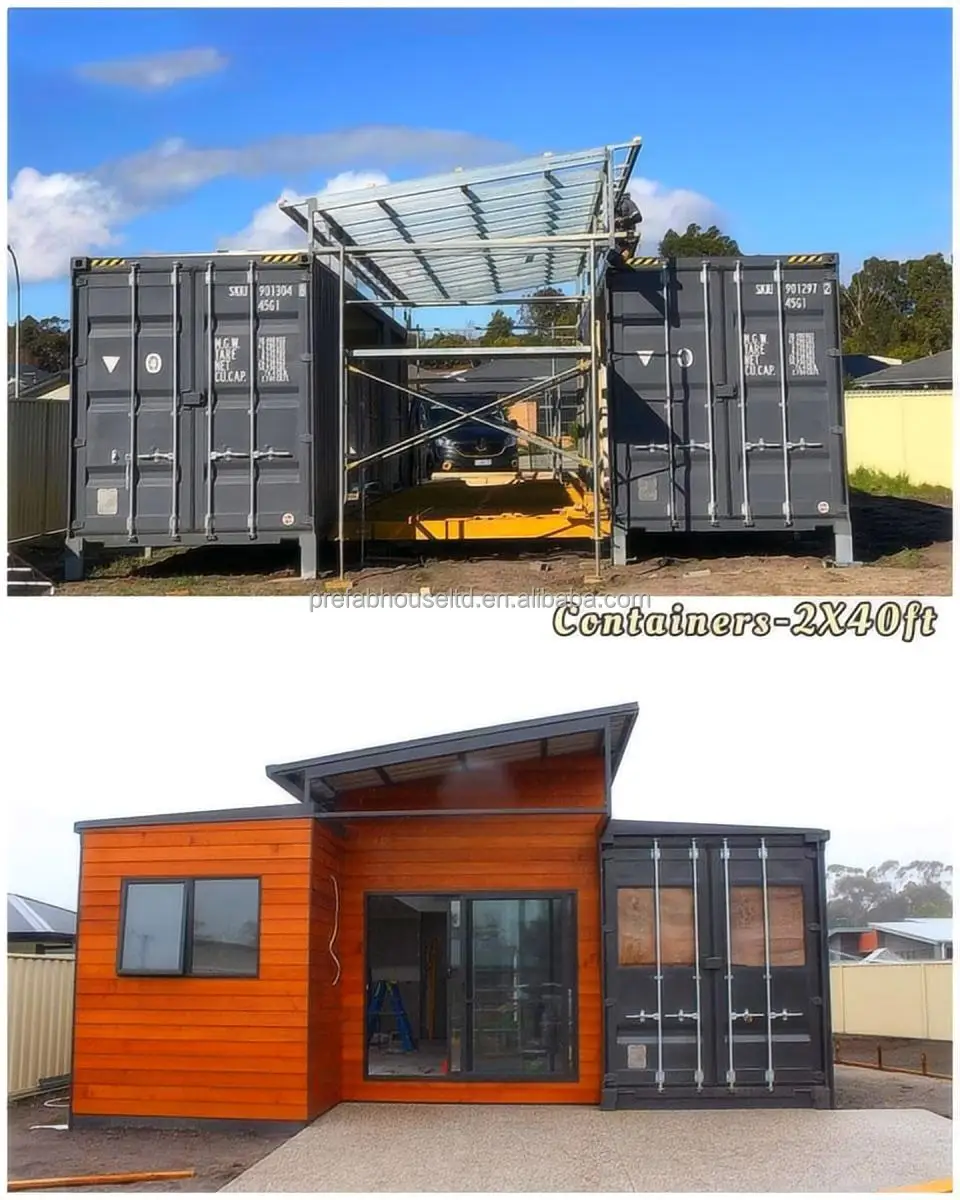 Low Cost 20ft 40ft Prefabricated Prefab Flat Pack Mobile Modular Iso ...