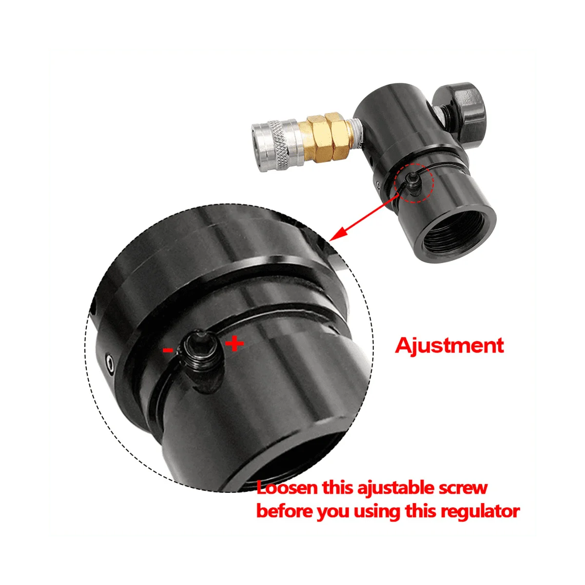 Low Pressure Paintball Mr Gen2 Regulator W/ Us Foster Coupler Remote ...