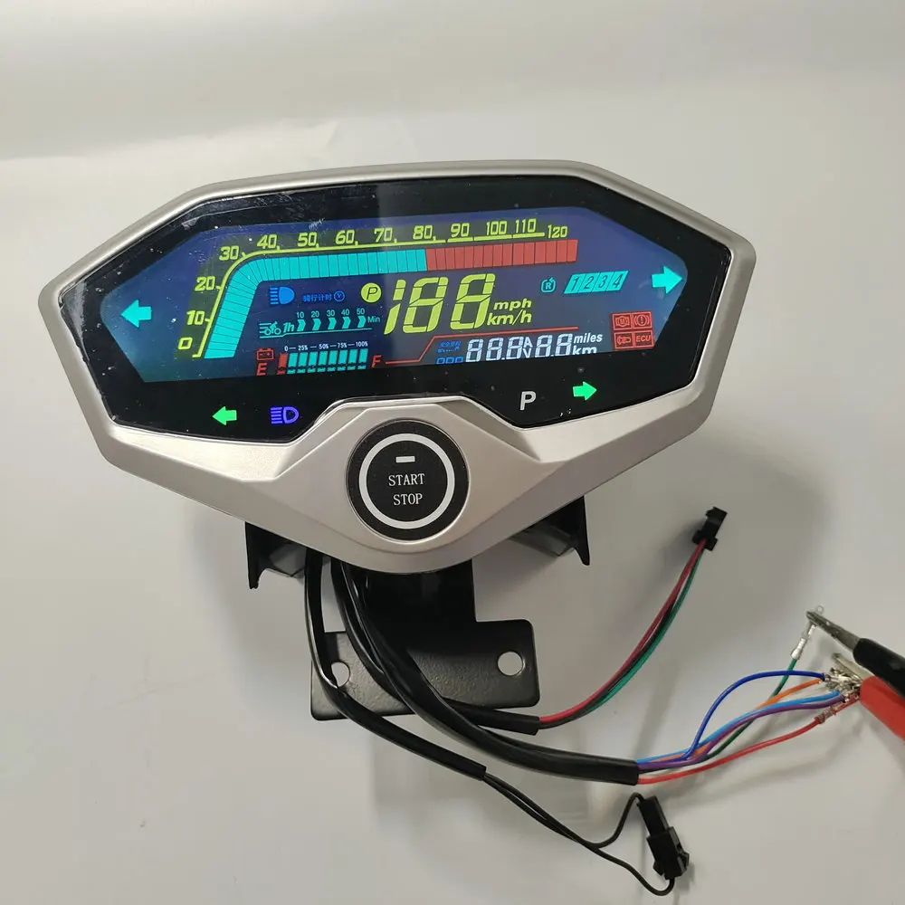 Electric Bicycle DASHBOARD - Scooter Display & Start Button