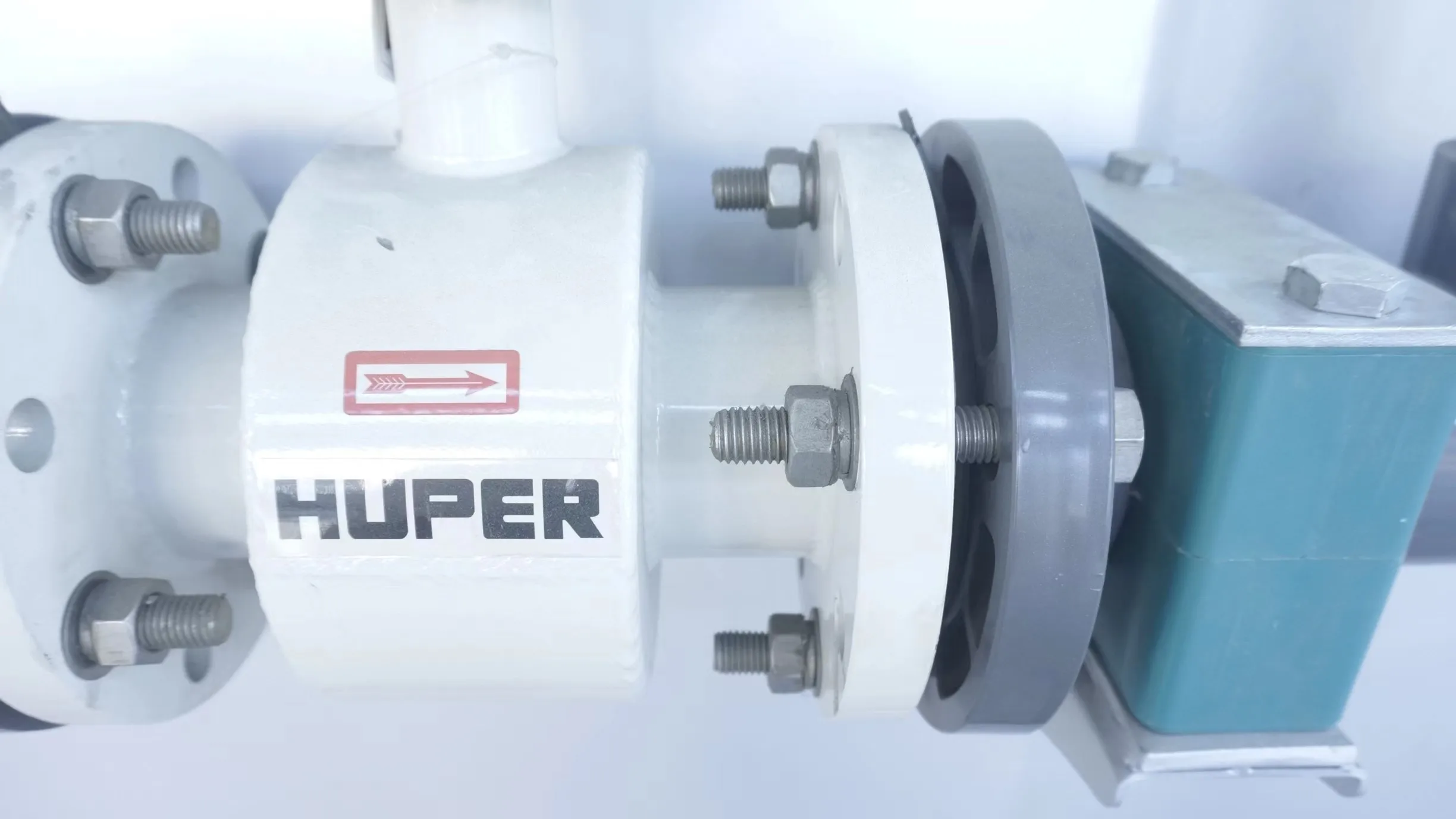Huper Flange Type Electromagnetic Flowmeter Electromagnetic Induction ...