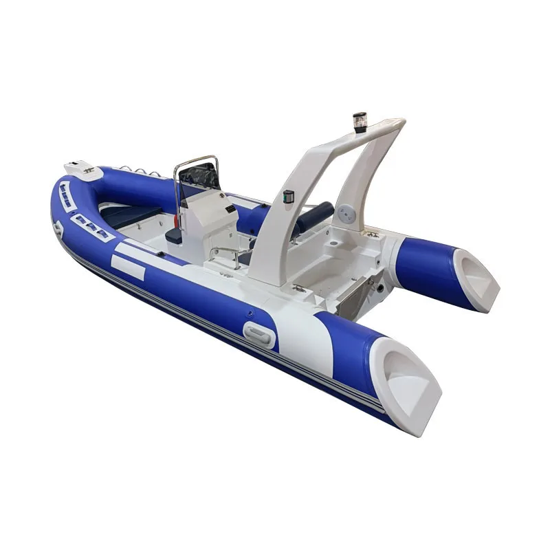 17ft Deep V Fiberglass Hull RIB 520 PVC Hypalon Inflatable Boats with ...