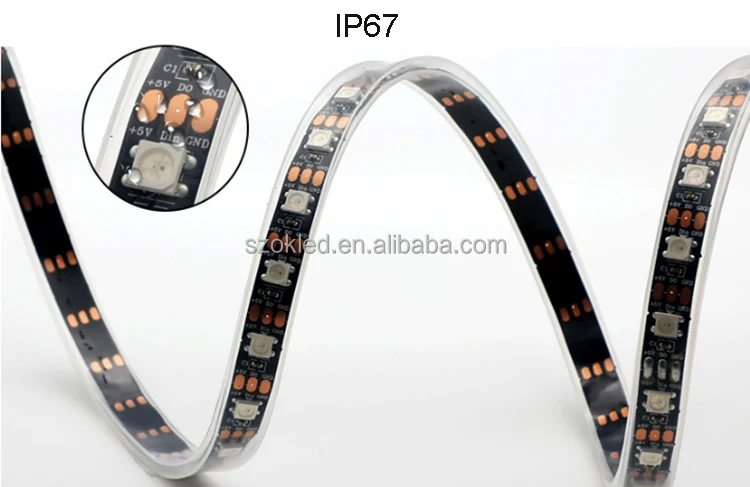 5m Individually Ws2812b Digital Pixel Programmable Magic Addressable ...