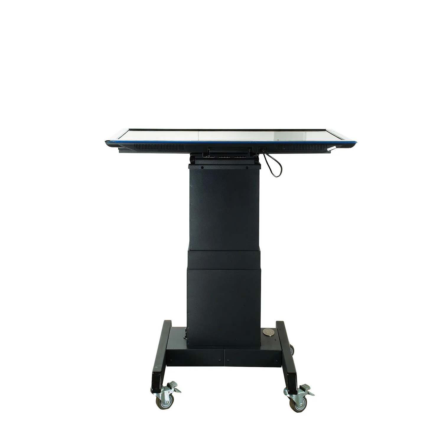 Motorized TV Stand with Touch Screen Trolley - 120kgs Capacity
