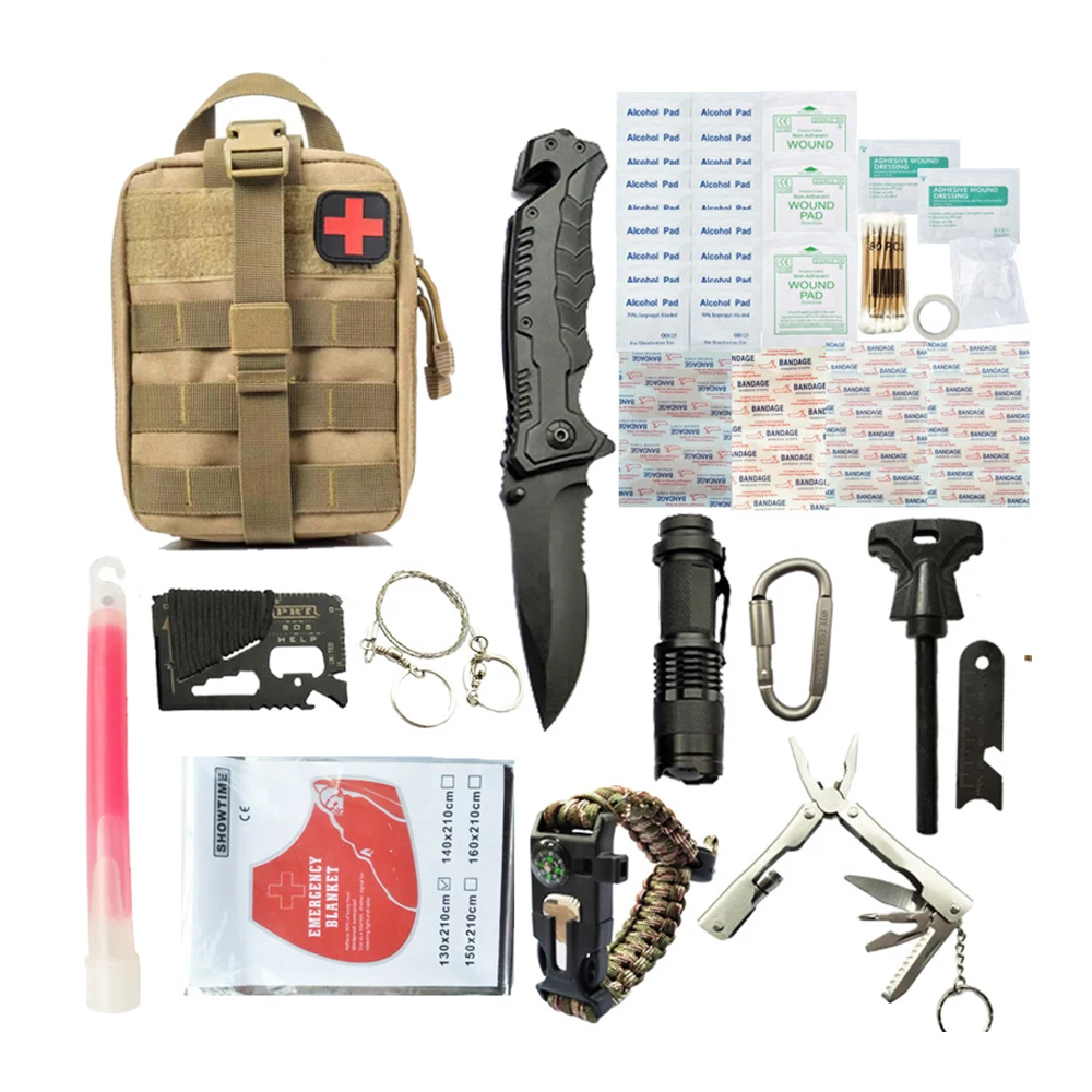 Outdoor Multi Function Emergency Rescue Kit Rescue Equipment Set - Buy ...