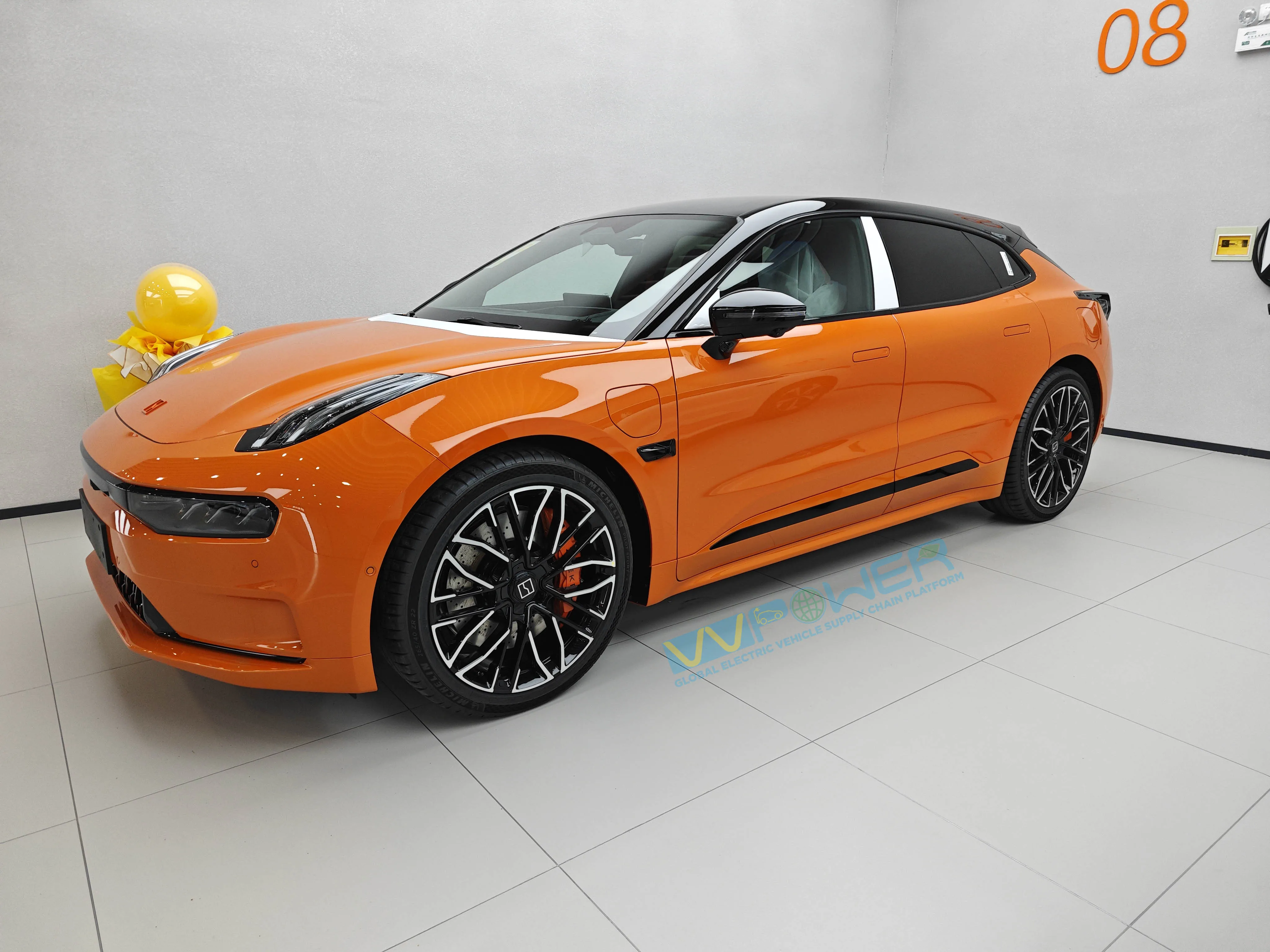 Orange Color in Stock Zeekr 001 Electric Car WE ZEEKR-001 YOU Edition ...