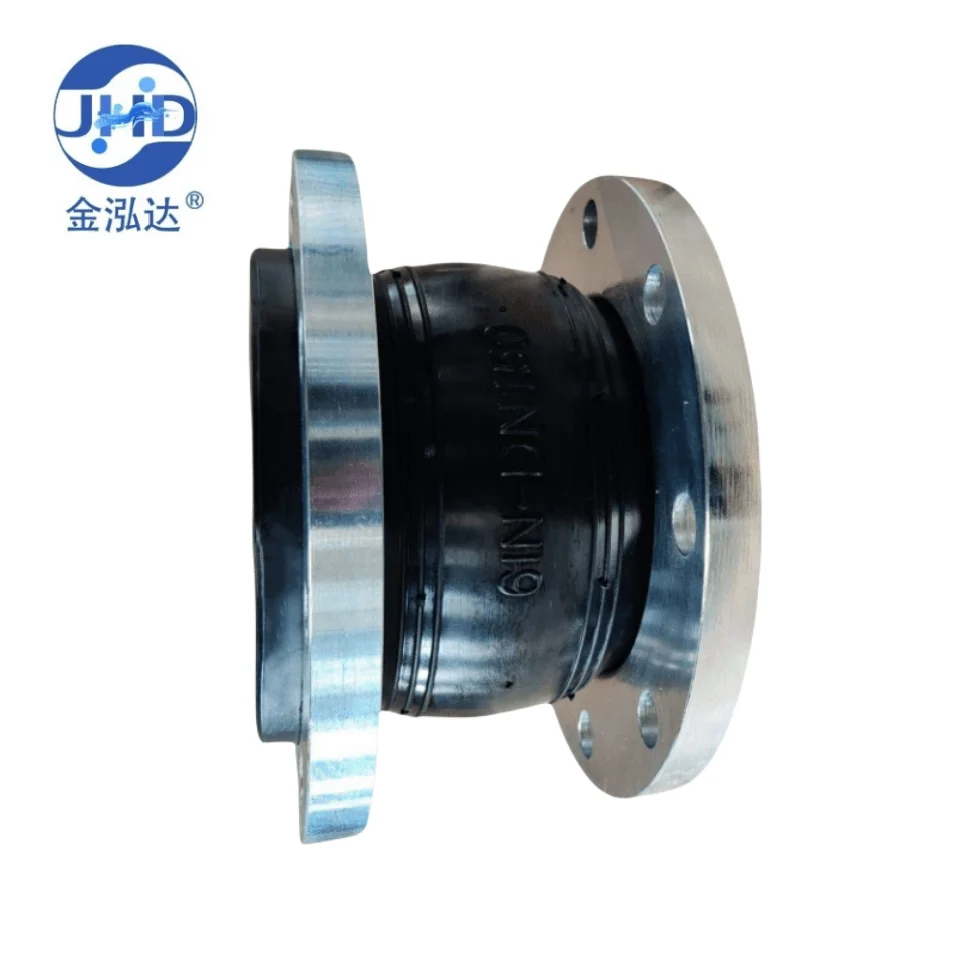 Bellow Flexible Accordion Rubber Expansion Joint Double-sphere Flanged ...