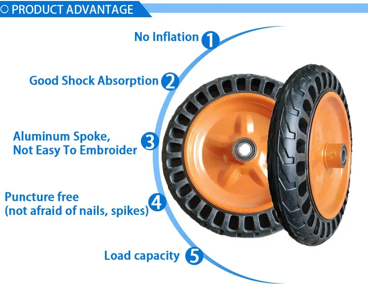 12 Inch Solid Wheel Iron Wheels for Tool Carts| Alibaba.com