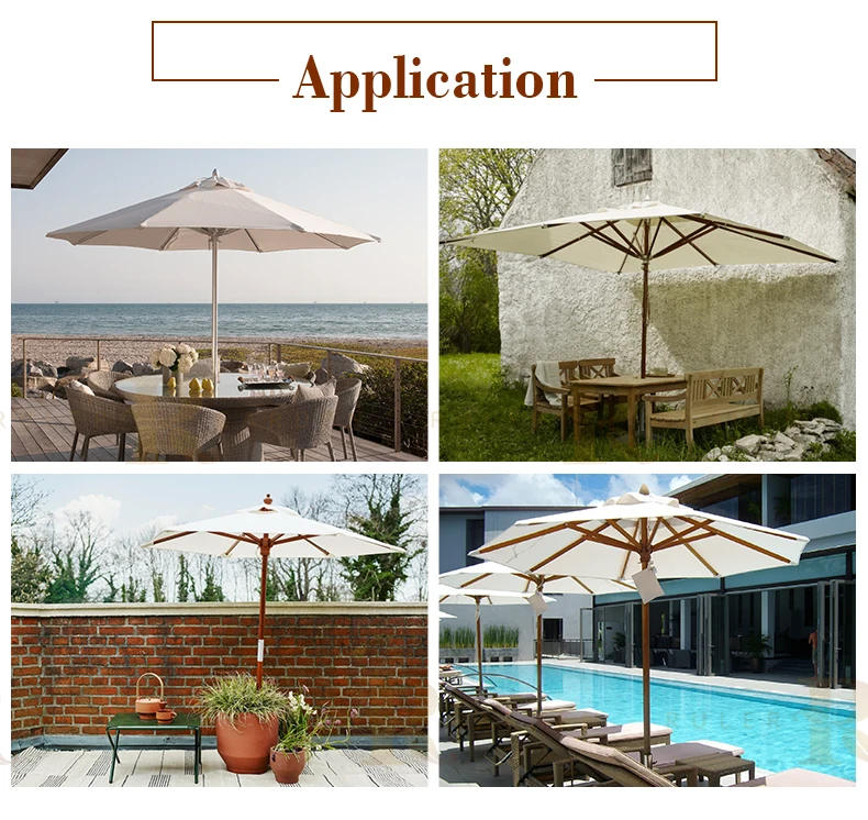 Custom Design Foldable Sun Umbrella - Outdoor Beach Umbrella