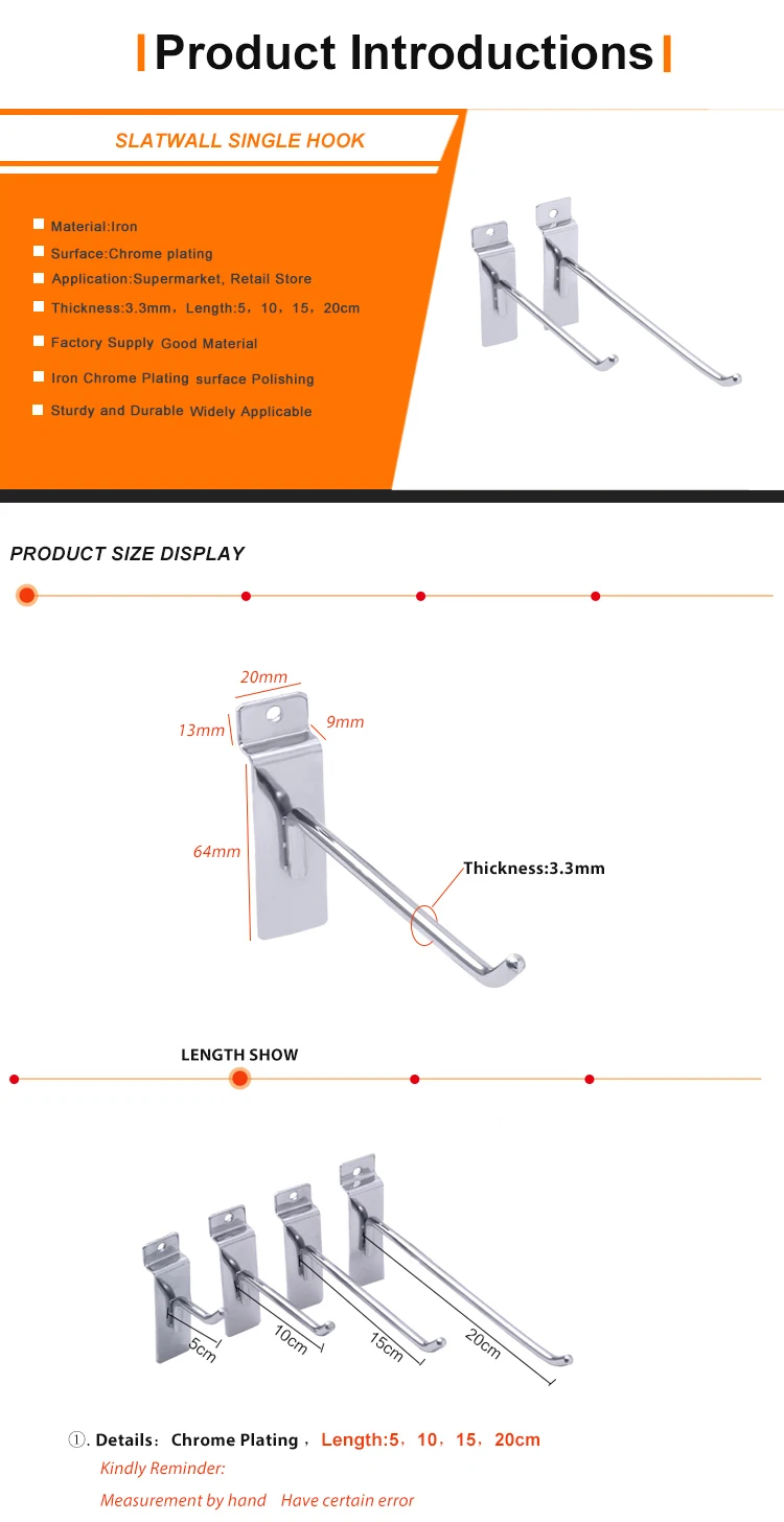 OEM Retail Store Metal Steel Slatwall Panel Security Hanging Display ...