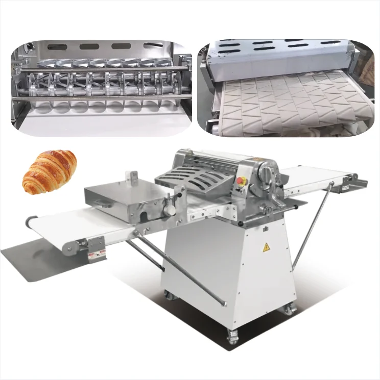 Reversible Laminadora Y Cortadora De Masa Croissant Puff Pastry Roller ...