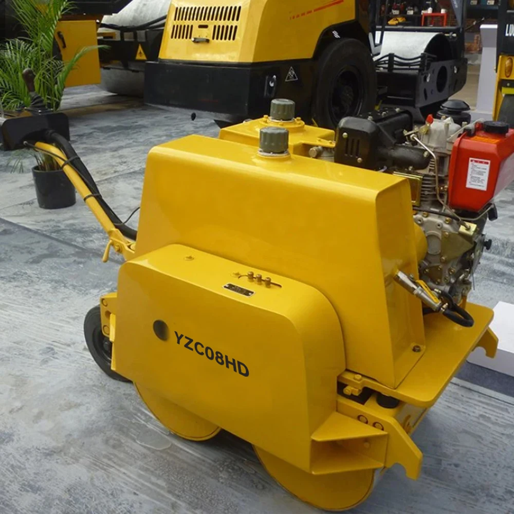 Sinomach 1ton Mini Vibratory Road Rollers Compactor - Durable & Efficient