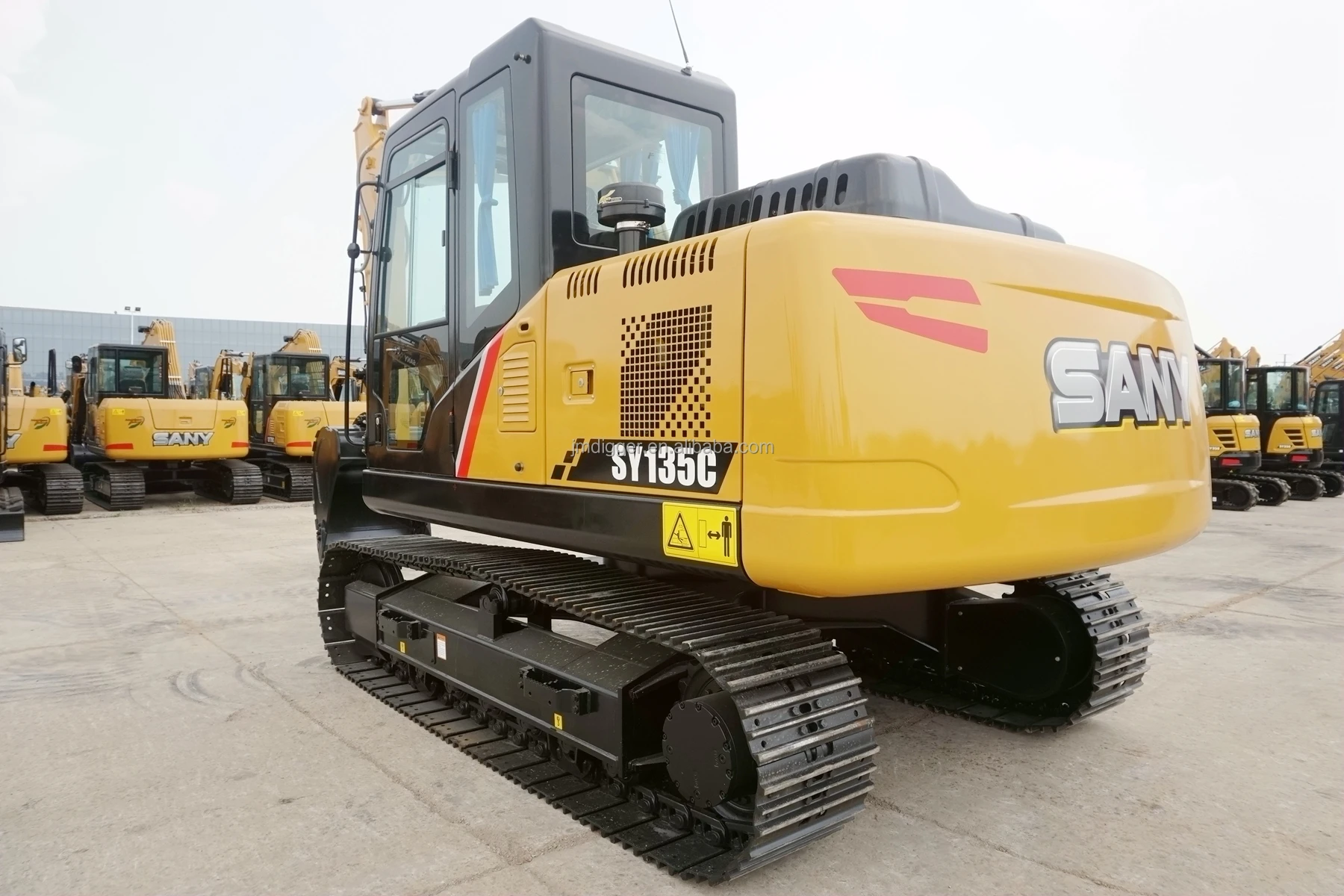 Sany Excavator Sy35 Sy135 Sy155 Sy365 Well-known Brand Crawler ...